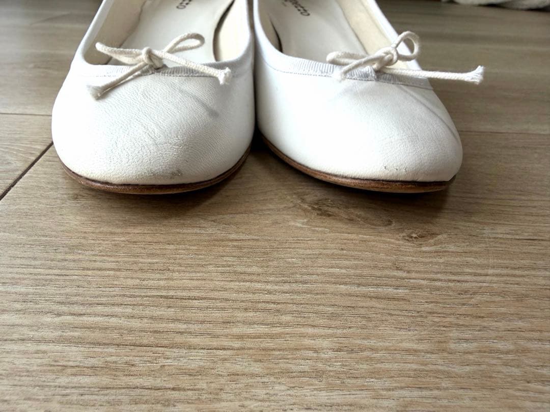 Repetto レペット　ホワイト バレエシューズ 40