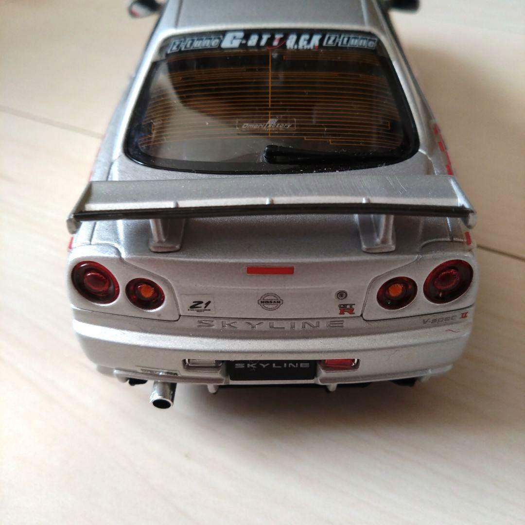 ホットワークス　スカイラインR34 NISMO　GT-R Z-Tune 1/24