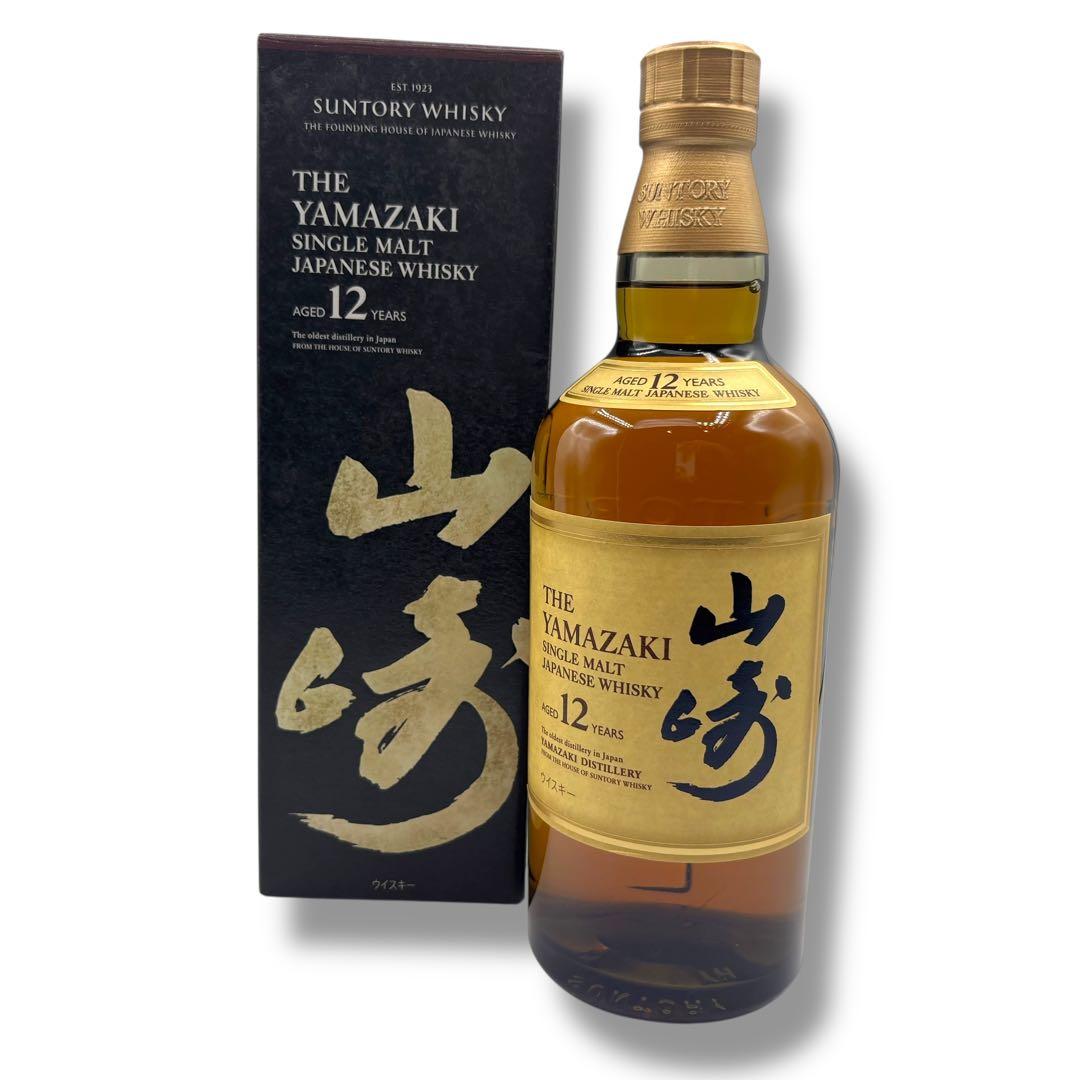 未開栓 山崎12年 サントリーシングルモルトウイスキー 700ml 43度