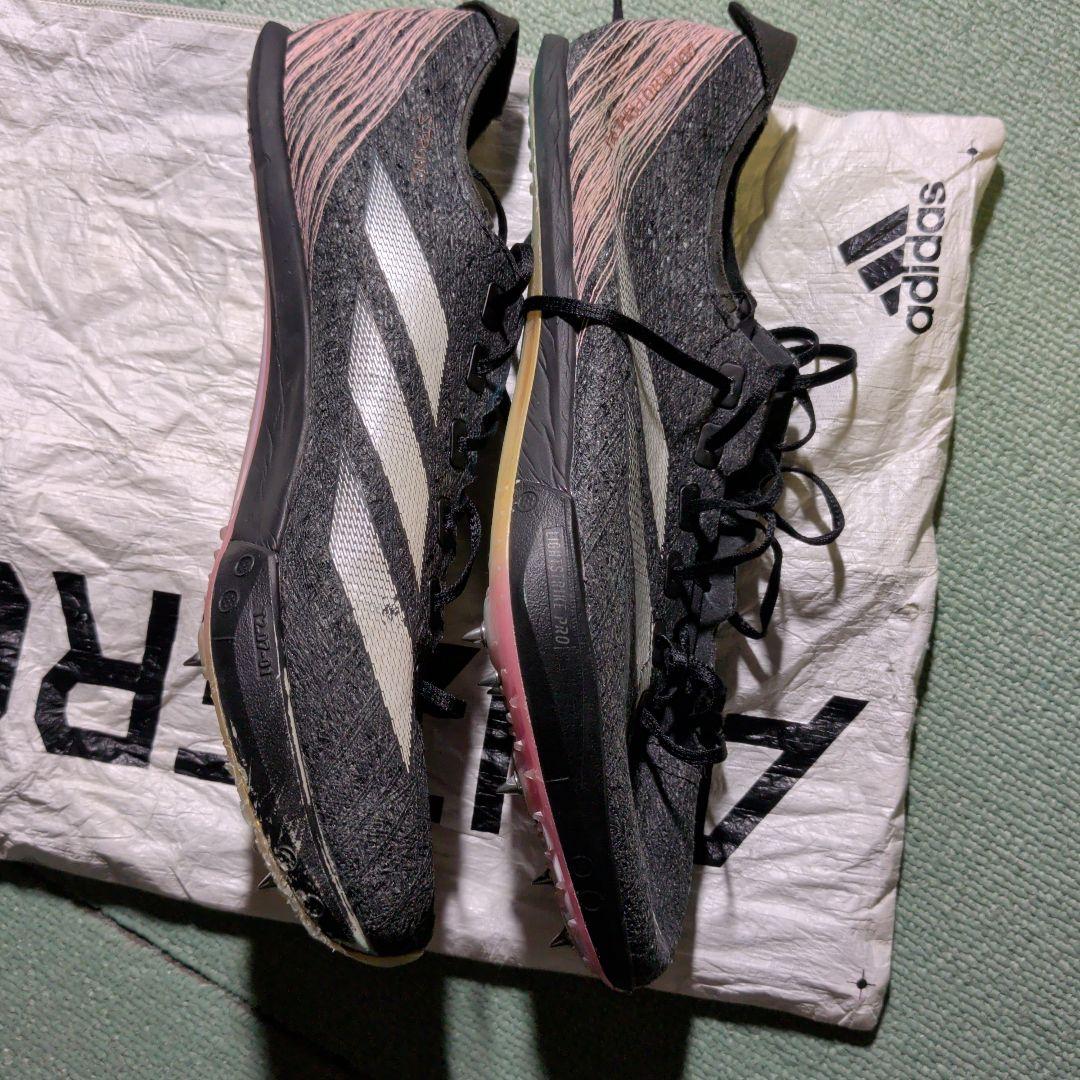 adidas スパイク　アディゼロSP3黒　27.5cm
