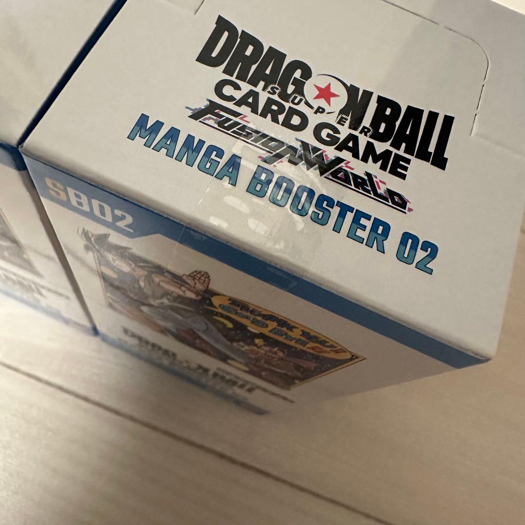【新品未開封】ドラゴンボールカードmanga booster02 3box