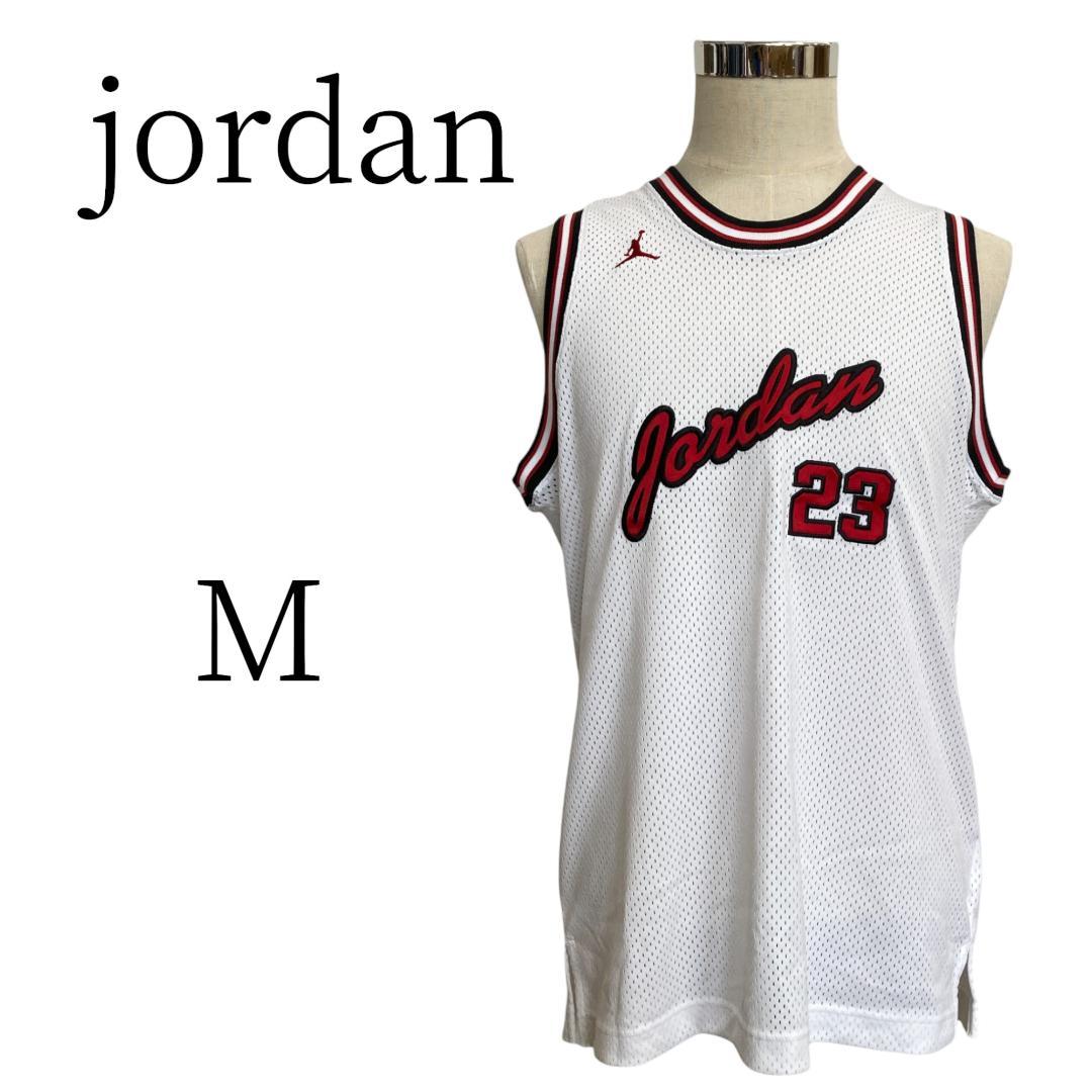 ★美品 Jordan ジョーダン 白 ノースリーブ タンクトップ トップス M