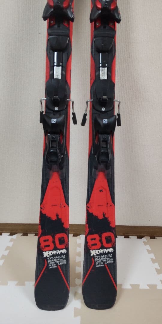 Salomon X Drive 80 スキー板 黒/赤
