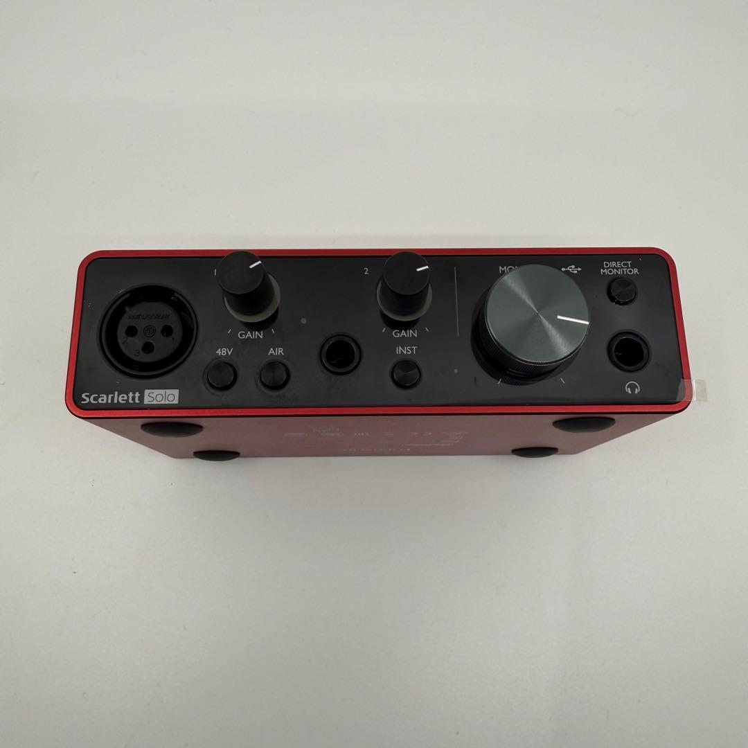Focusrite Scarlett Solo インターフェース (3世代)