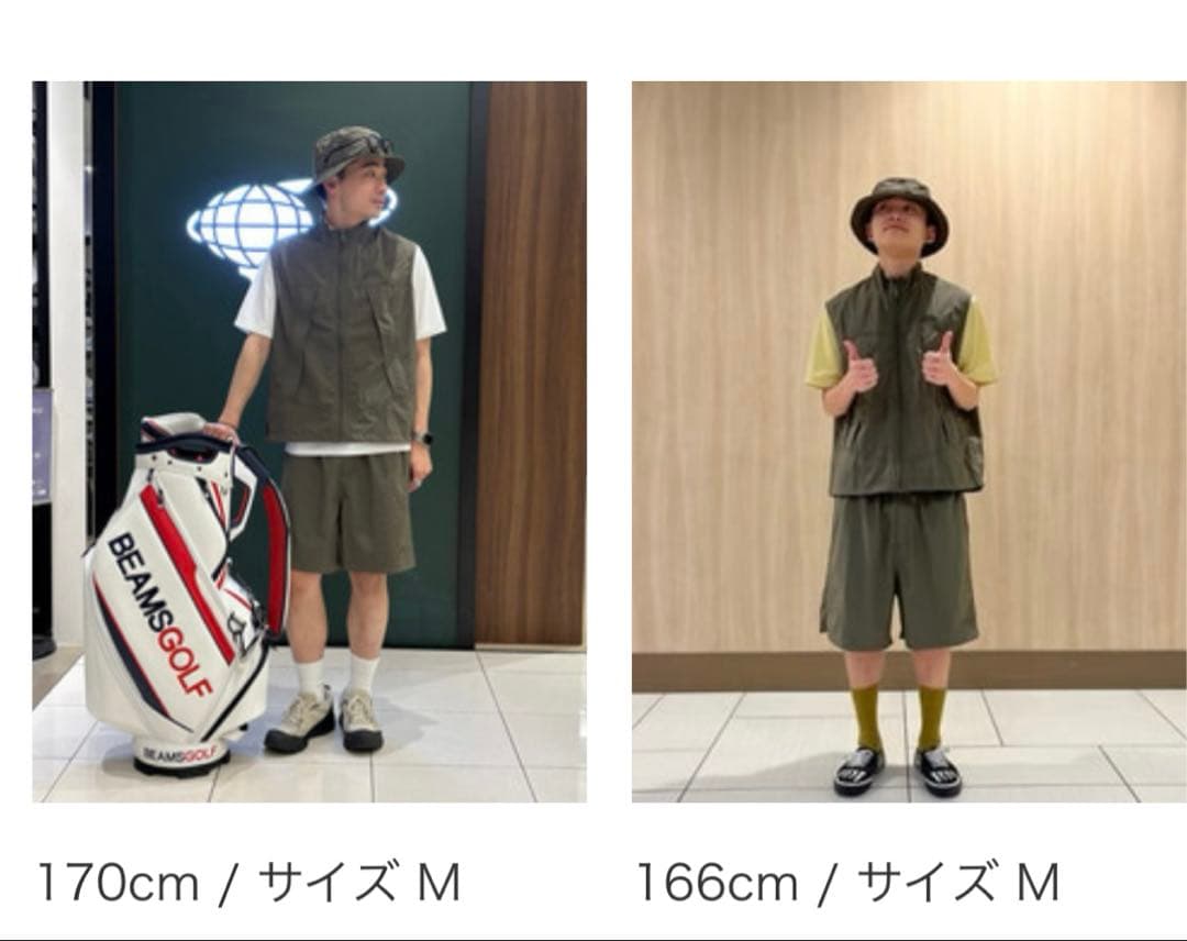 ✴︎JONES BEAMSGOLFベスト カーキ✴︎