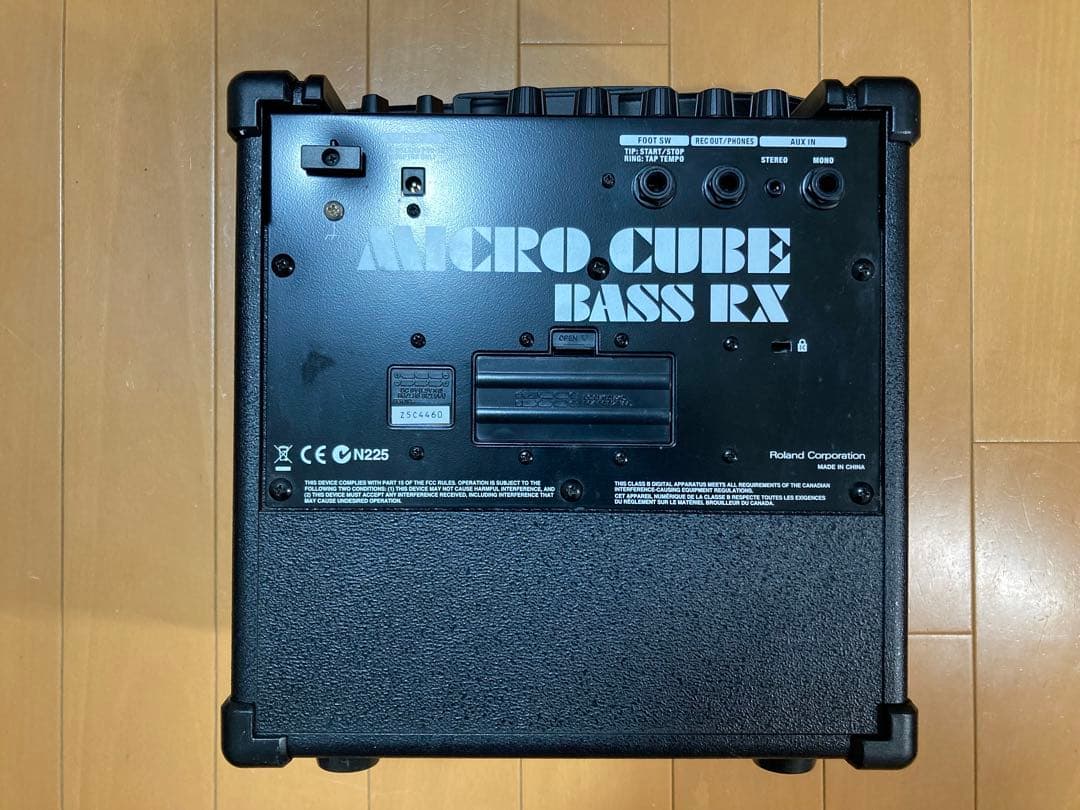 ローランド MICRO CUBE BASS RX 社外ACアダプタ付 送料込み