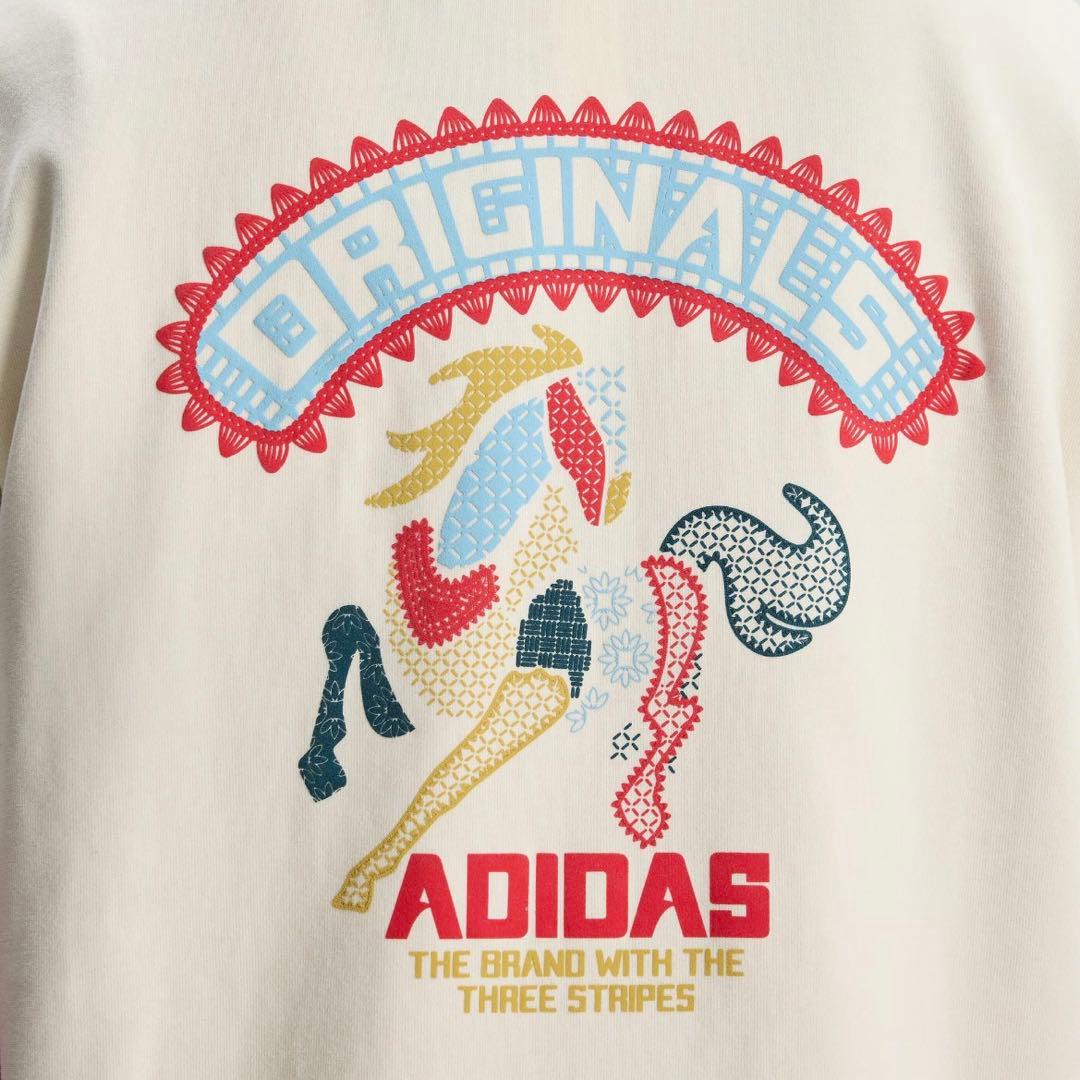 新品L Adidas FW25 CNY 馬年限定 半袖Tシャツ KT0713
