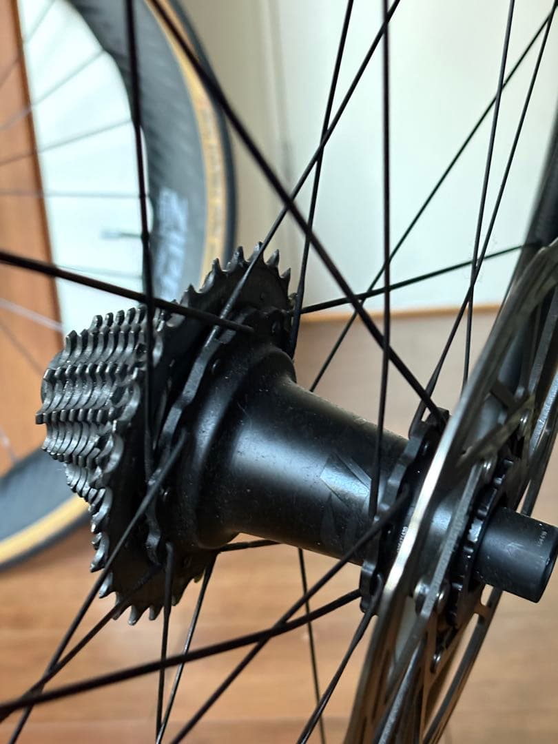 【低走行】zipp 454 NSW カーボン ホイール SRAM XDR
