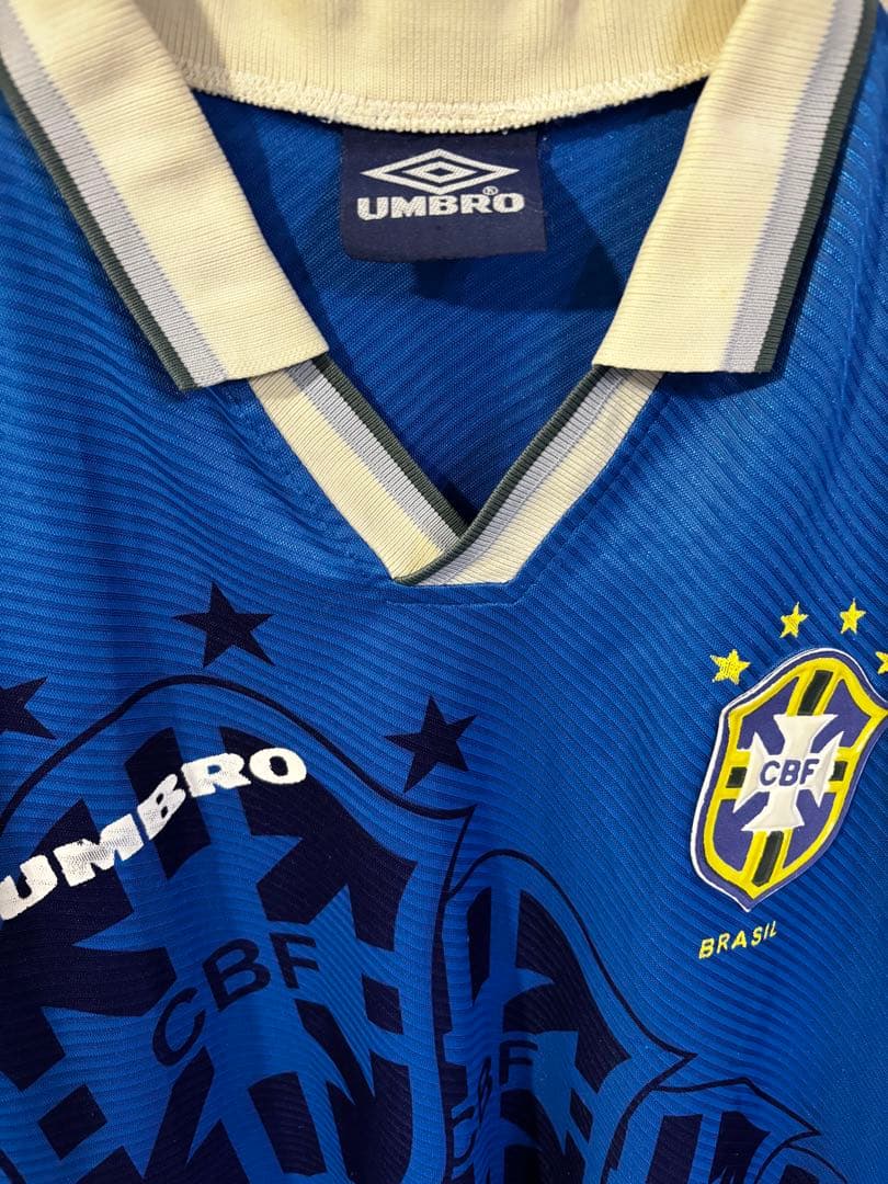 UMBRO ブラジル 代表 04アウェイ XL アンブロ ゲーム シャツ ウェア