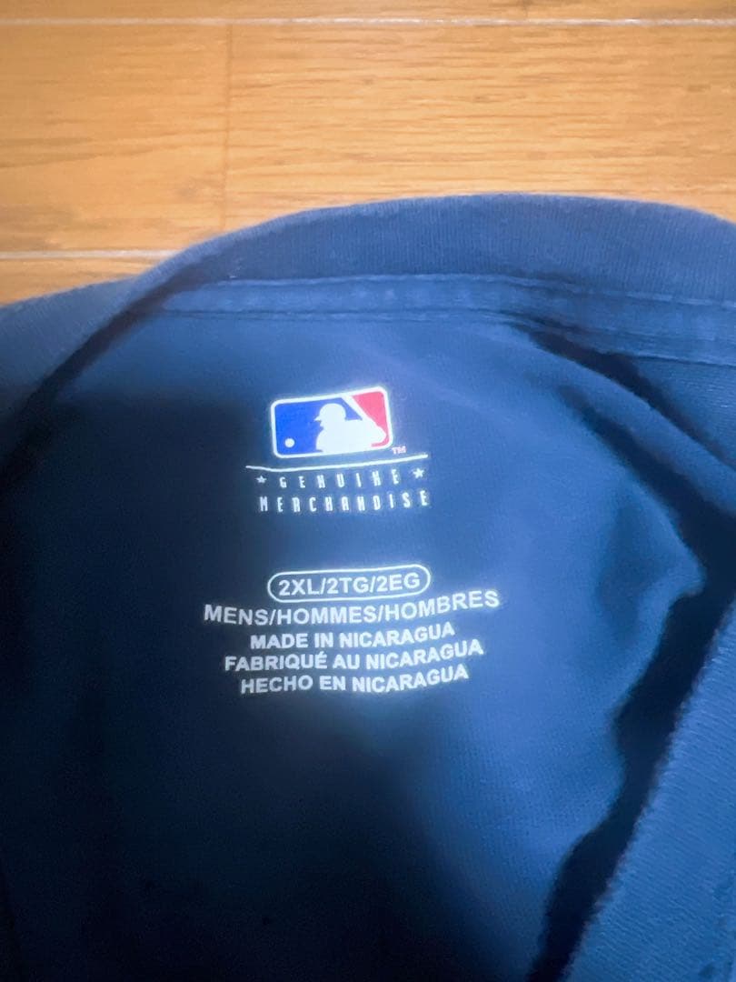 MLB レッドソックス ロゴ　　Tシャツ ネイビー コットン100%  半袖