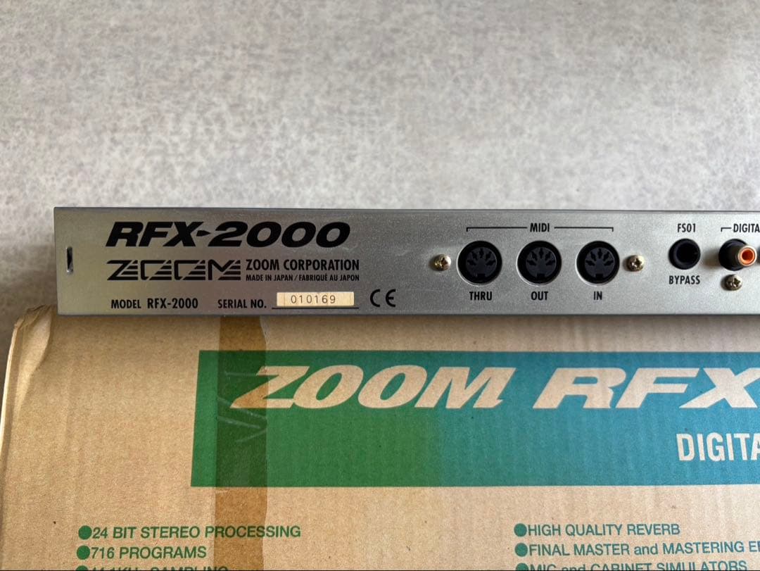 ZOOM RFX-2000 デジタルリバーブ & マルチエフェクター