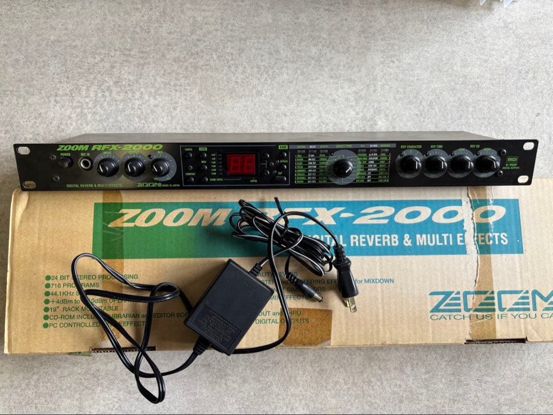 ZOOM RFX-2000 デジタルリバーブ & マルチエフェクター