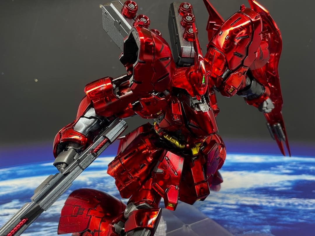Y*A様 RG 1/144 ガンダムベース限定 サザビー メカニカルコアメッキ