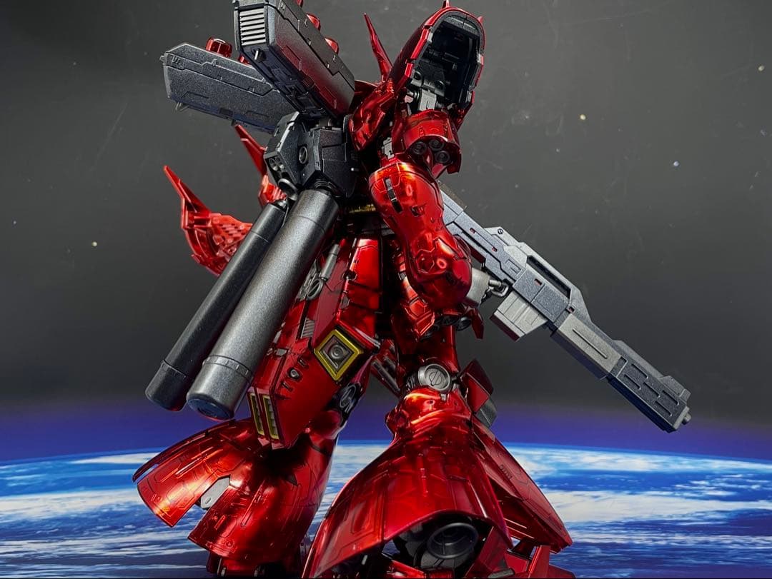 Y*A様 RG 1/144 ガンダムベース限定 サザビー メカニカルコアメッキ