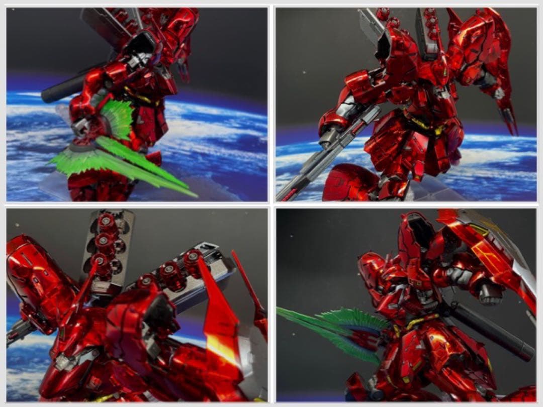 Y*A様 RG 1/144 ガンダムベース限定 サザビー メカニカルコアメッキ