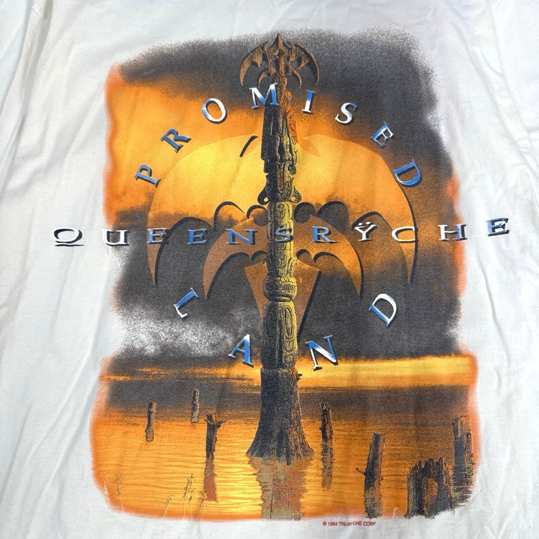 希少 90S QUEENSRYCHE ヴィンテージ バンドTシャツ 当時物 L