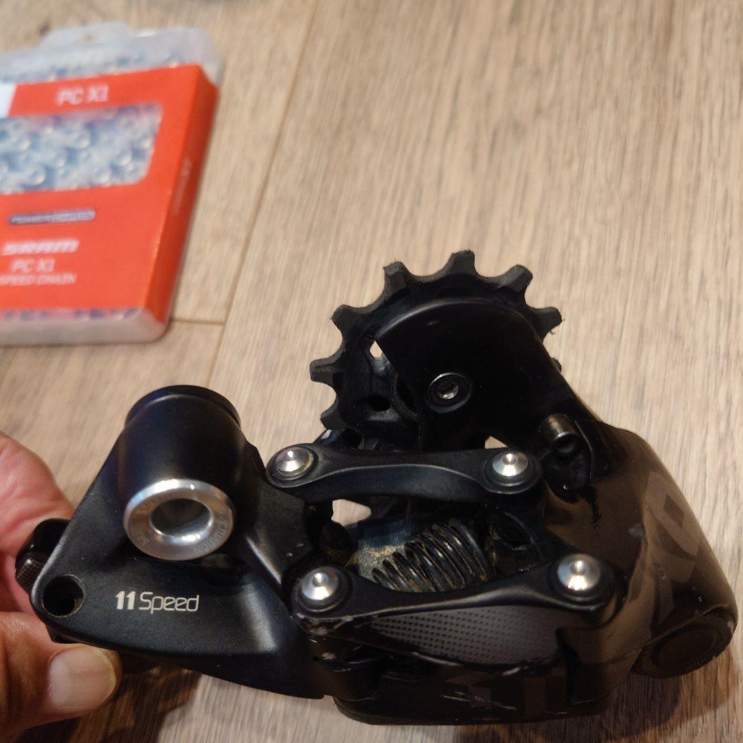 sram 11s xo1ディレイラー　シフター　チェーンset