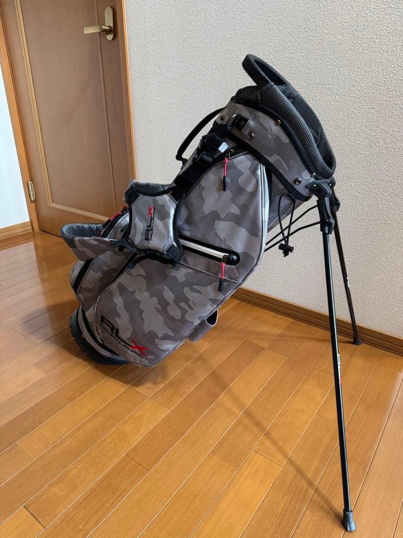 【美品】POLO GOLF RLX CAMO2.0 スタンドキャディバッグ