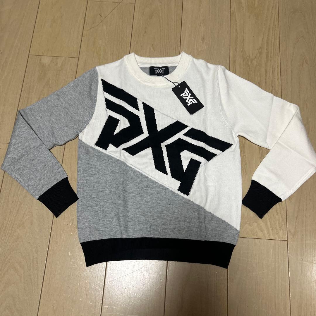 タグ付き新品♡PXG クルーネックセーター ホワイト/グレー/ブラック