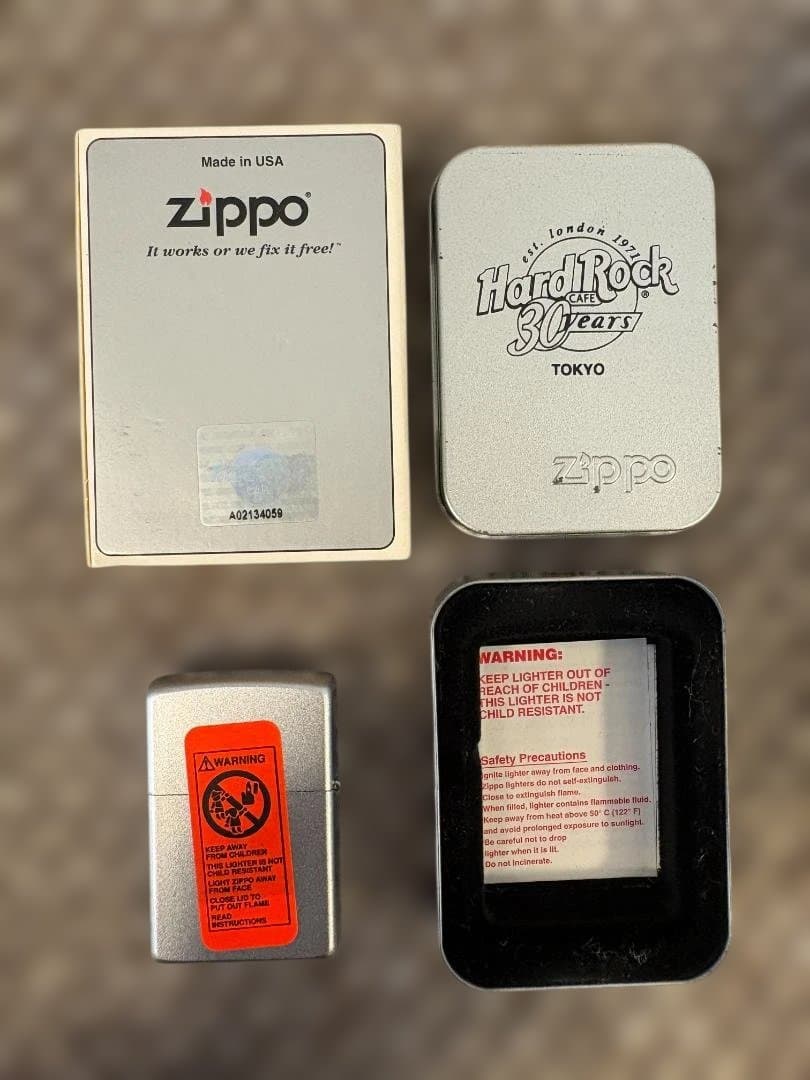 【新品・未使用】ハードロックカフェ東京 30周年記念 Zippo 2001年製