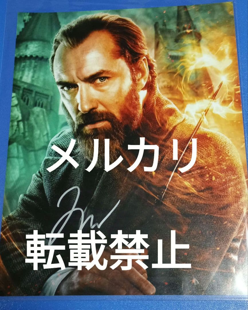 東京コミコン2024 ジュード・ロウ　直筆サイン　8×10インチ 　ダンブルドア