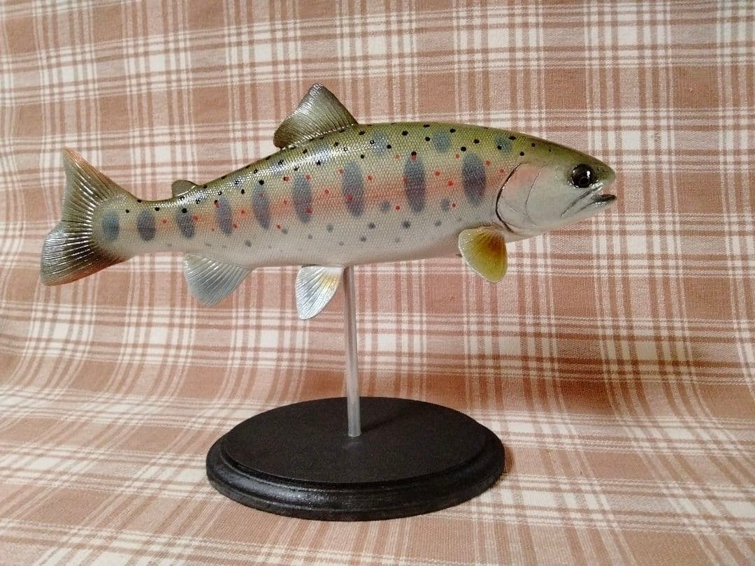 ハンドメイド　27cmアマゴ　フィギュア　レプリカ　魚　ルアー釣り