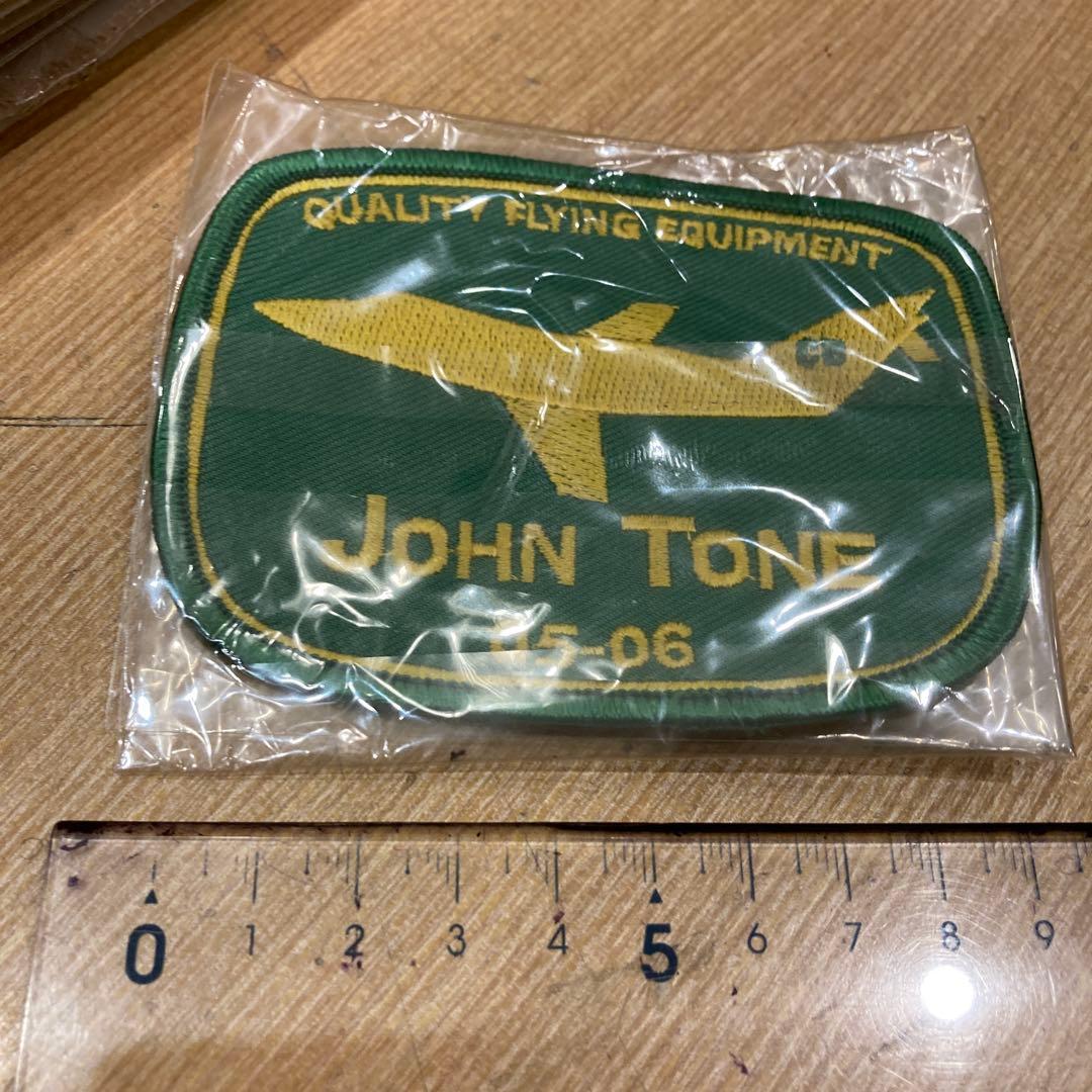 幻の珍品上昇中JOHN TONE 飛行機パッチ 限定品