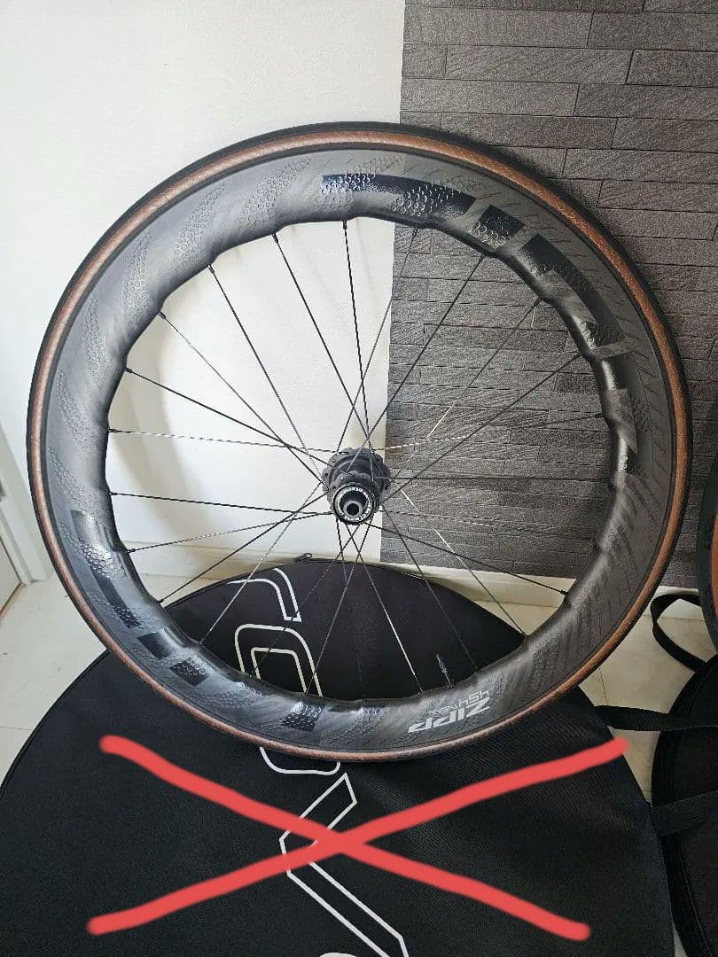 zipp 454 TL ハドラス済 cx-super交換 タイヤ付 ※ローター無
