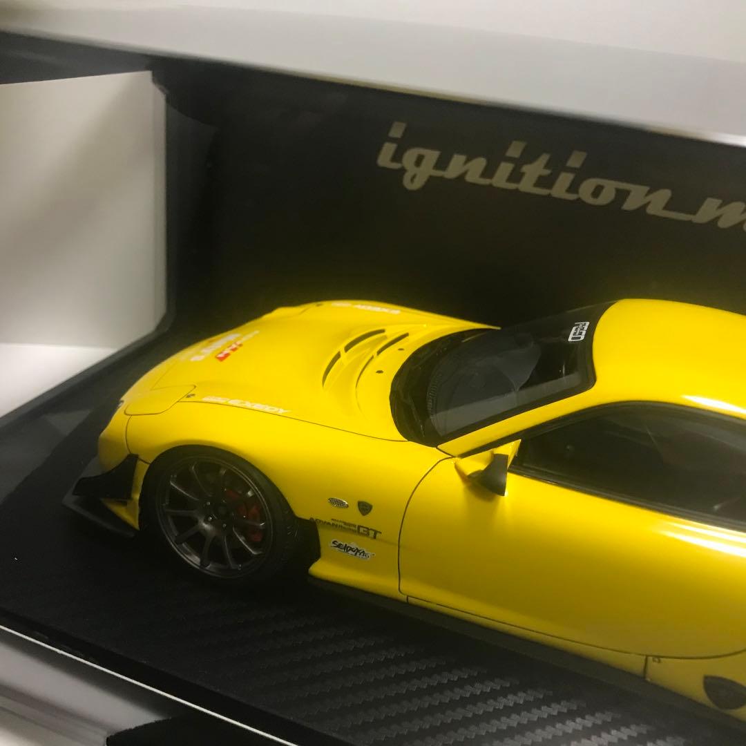 イグニッションモデル 1/18 FEED RX-7 FD3S イエロー