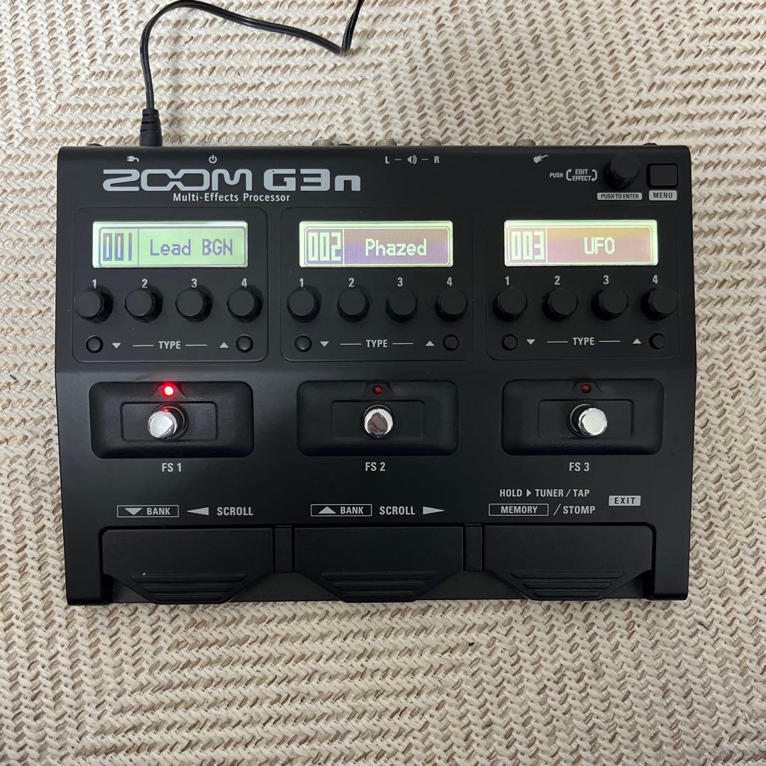 zoom G3n マルチエフェクター＋FP02M エクスプレッションペダル