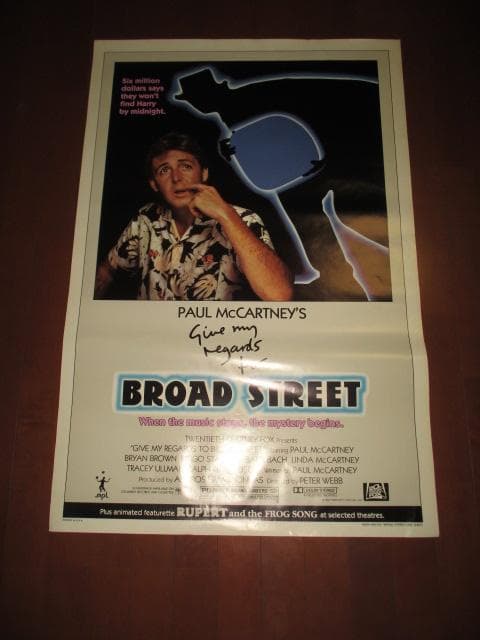 コレクション paul mccartney Broad Street RARE MOVIE!)