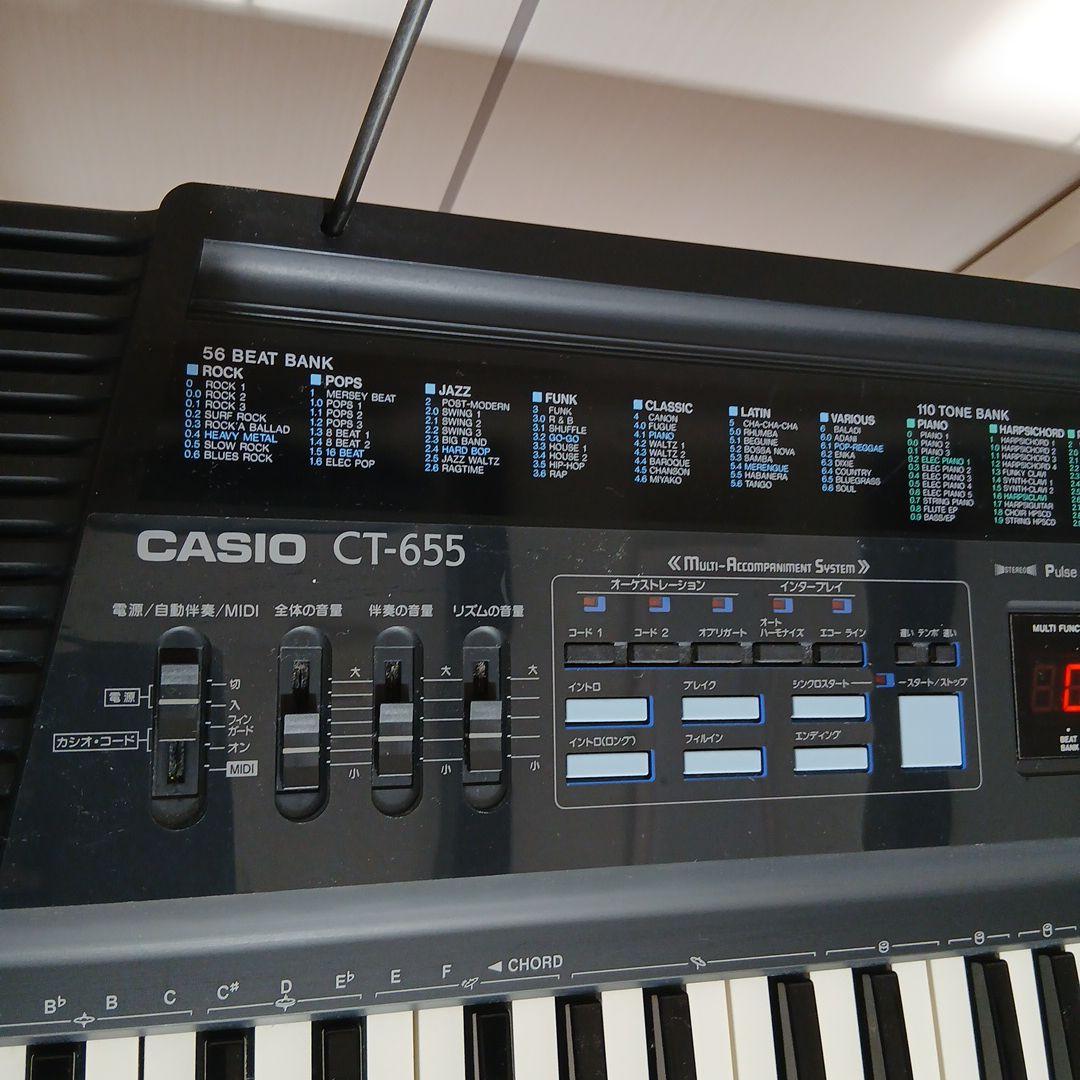 CASIO TONE BANK KEYBOARD　CT-655
