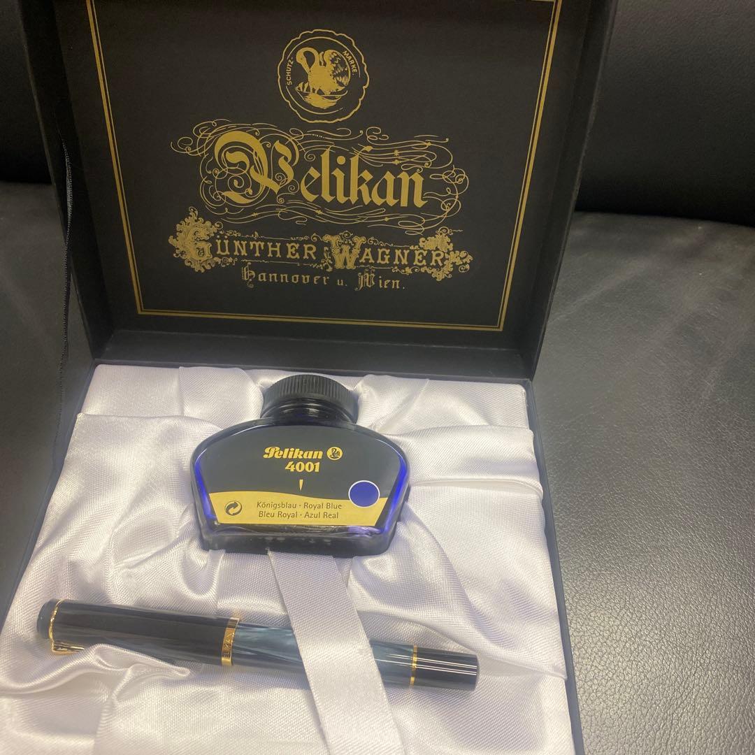 【新品 未使用】 Pelikan 万年筆用インクと万年筆 セット