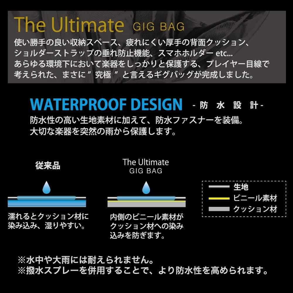 KC エレキギター用 ギグバッグ GB-EG1/RD