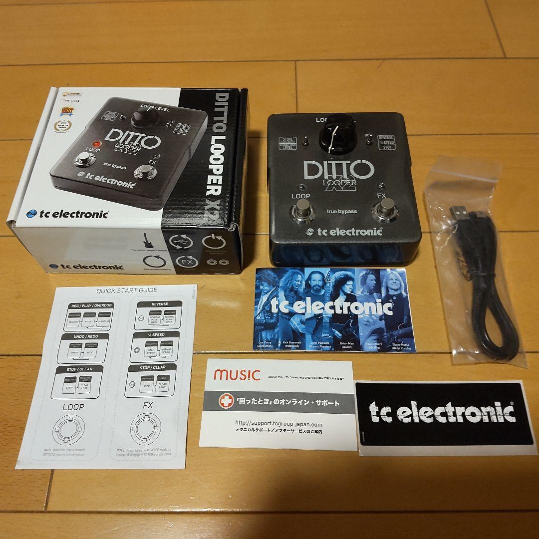 【しろ】tc electronic DITTO X2 LOOPER中古良品