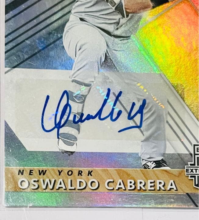 NY スーパールーキー！Oswaldo Cabrera 直筆サインカード