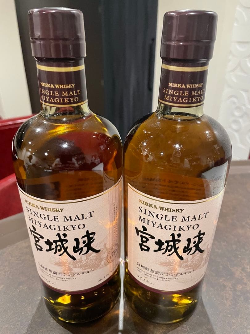 NIKKA WHISKY SINGLE MALT 宮城狭MIYAGIKYO 2本