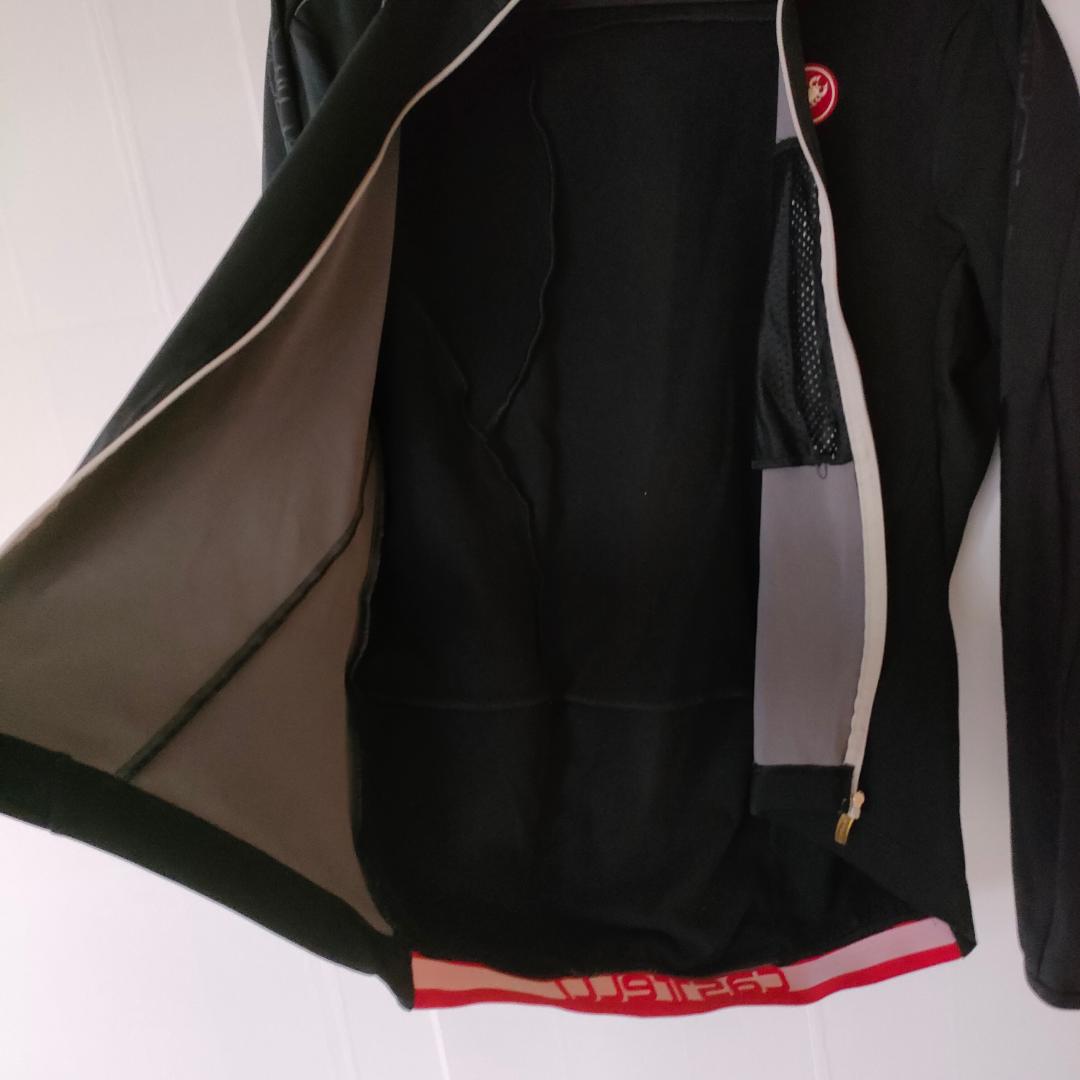 美品 CASTELLI カステリ ロッソコルサ サイクルジャケット ブルゾン