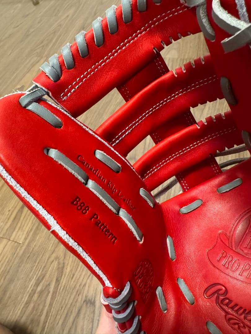 【新品未使用】オーダー Rawlings 硬式グローブ 軟式可　外野用　B88