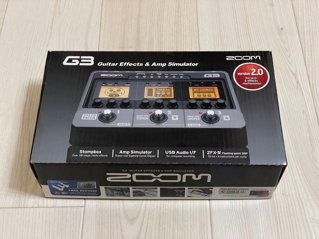 ZOOM G3 Ver.2.0 ギターエフェクター