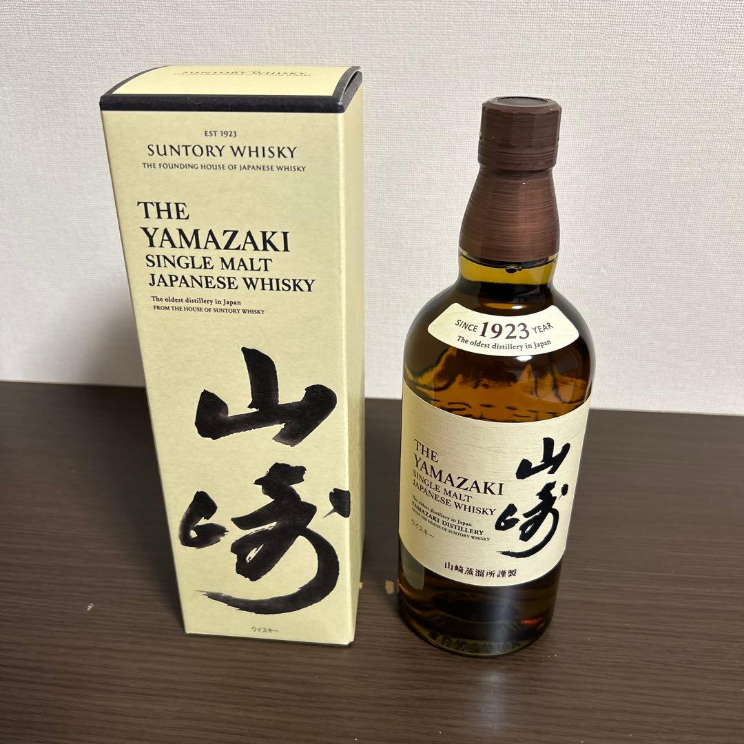 山崎 シングルモルトウイスキー 700ml 新品未開栓　化粧箱付き