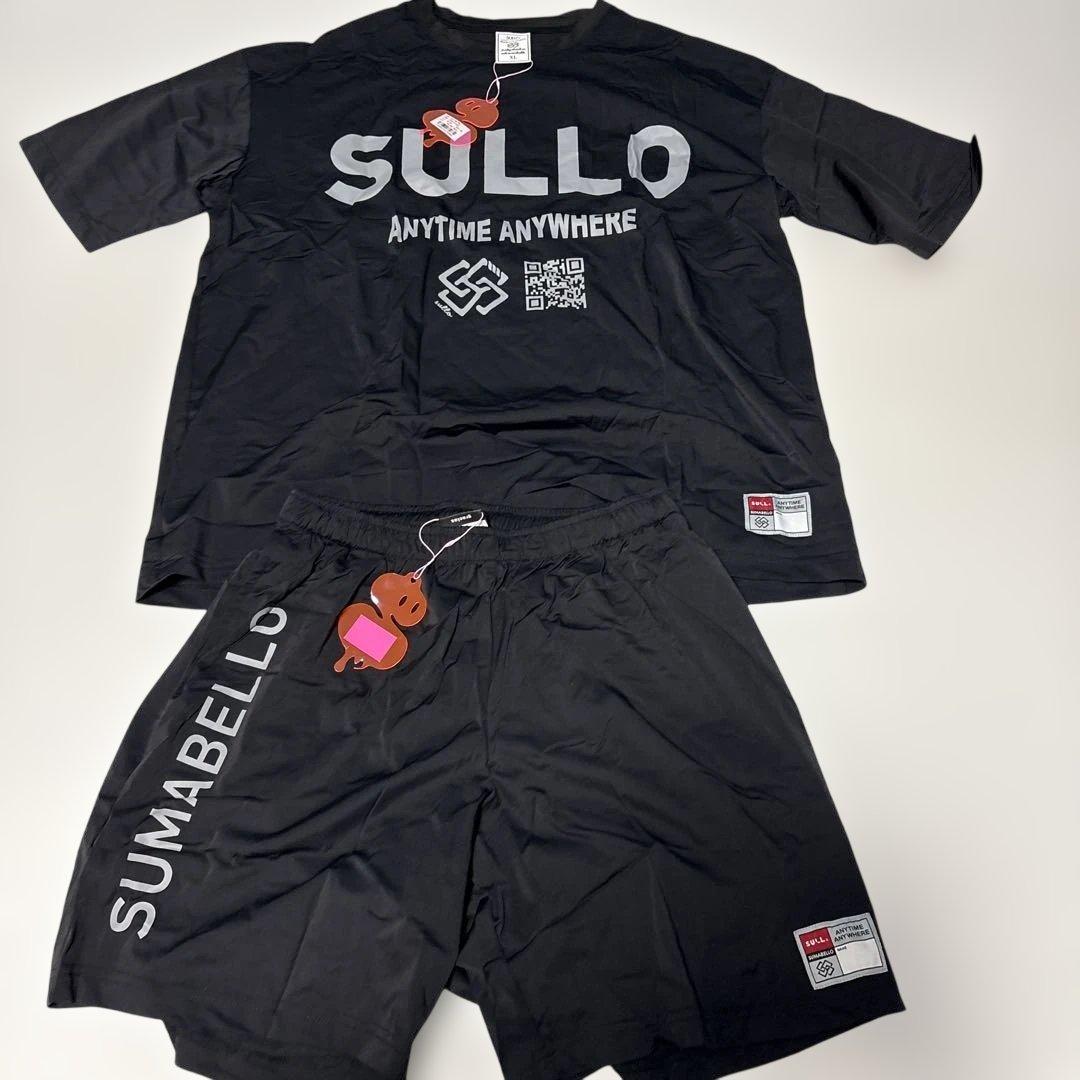 SULLO ブラック ピステシャツ パンツセット XL&L サッカー　フットサル