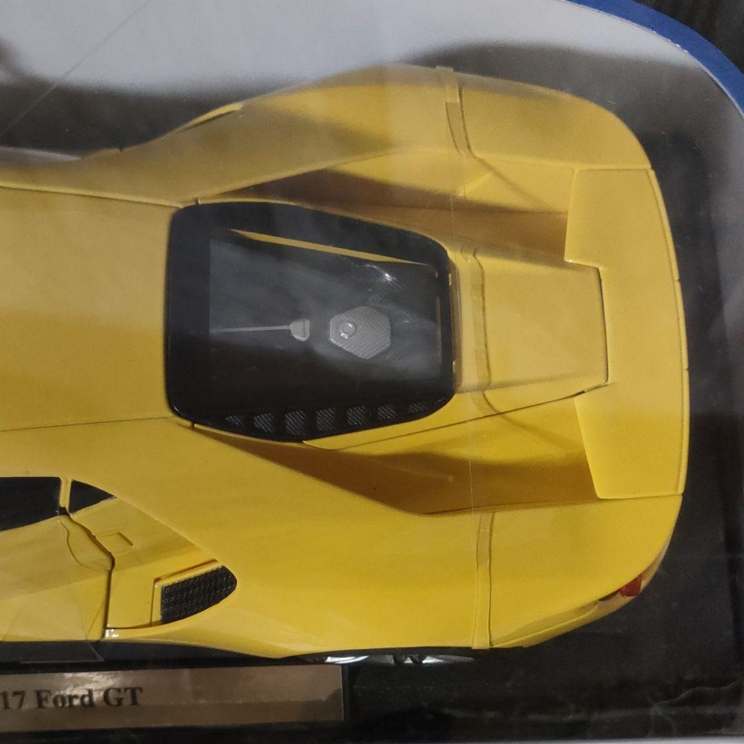 《ミニカー》★Maisto『2017 Ford GT』1/18 ☆YELLOW