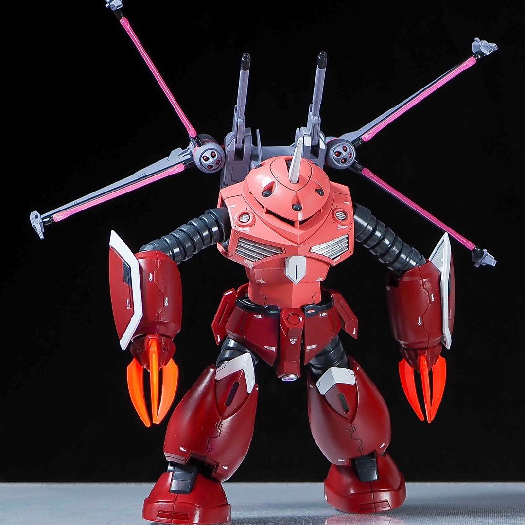 HG 1/144 ズゴック　全塗装　完成品　筋彫り　塗り分け追加　改修品