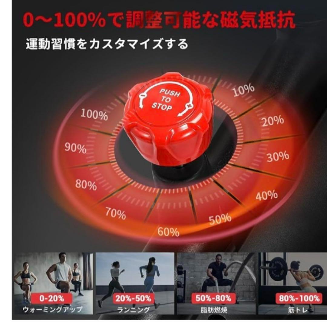 新品　 エアロバイク 家庭用 静音スピンバイク フィットネスバイク 静音