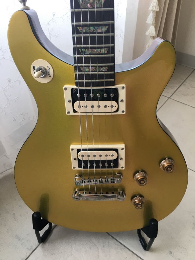 【美品】　Epiphone エピフォン tak DC Gold TOP