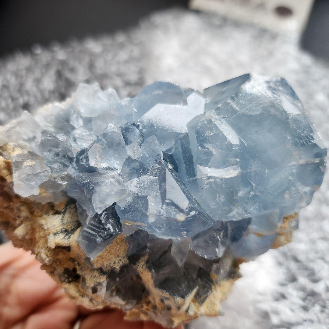 【一点物】セレスタイト 原石 ⑦✩.*˚天然石×インテリア