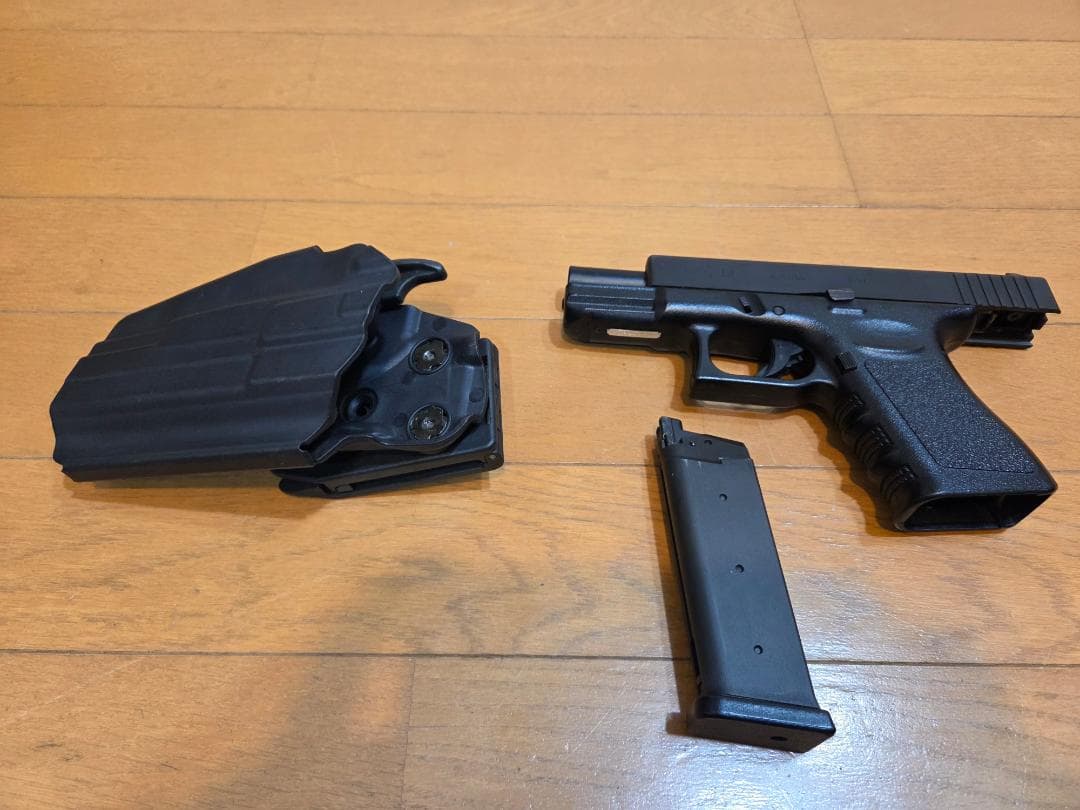 KSC G19 スライド HW ガスブローバック　ホルスターガス付き