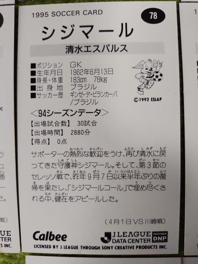 [匿名発送]　Jリーグカード　1994年～1995年　44枚まとめ売り