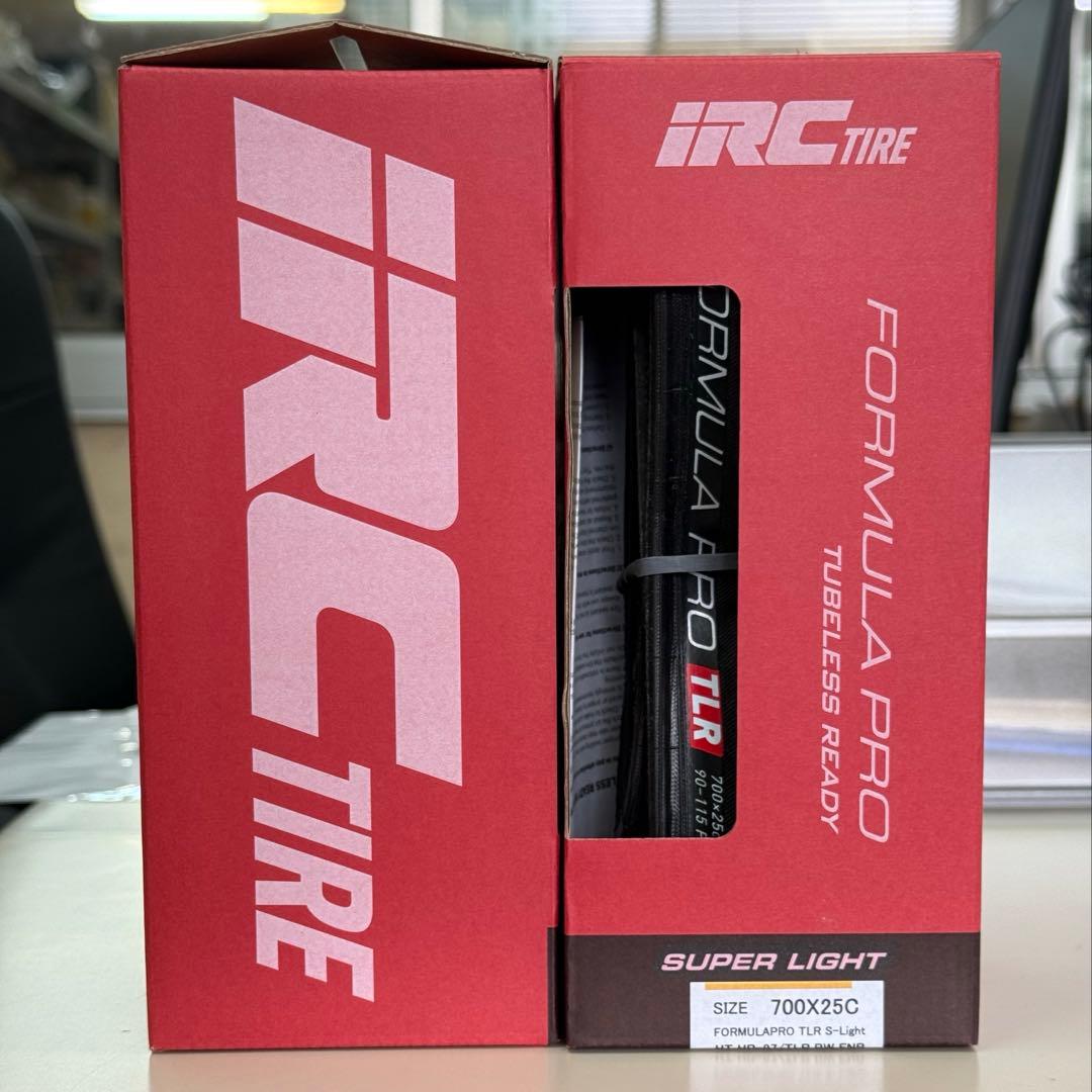【新品】IRC チューブレス レディ タイヤ 700×25C ロードバイク 2本